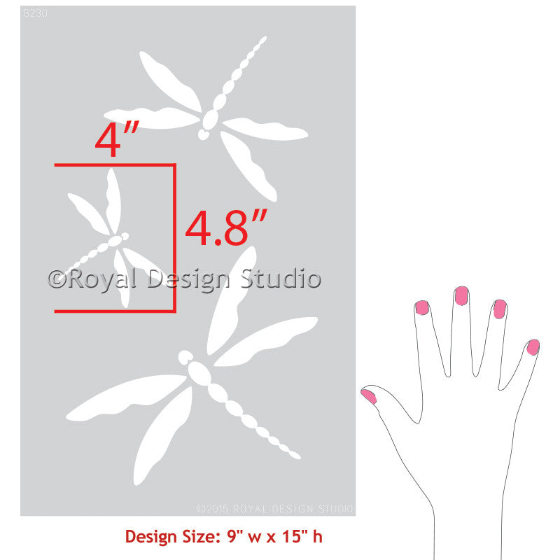 Cute Dragonfly Template
