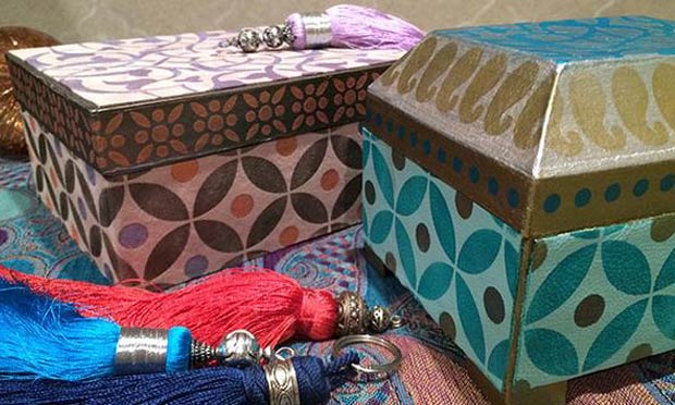 Ideas for Exotic and Elegant DIY Crafts or Gifts using Stencils
