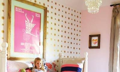 Stencil and Pattern Ideas for Girl's Bedrooms