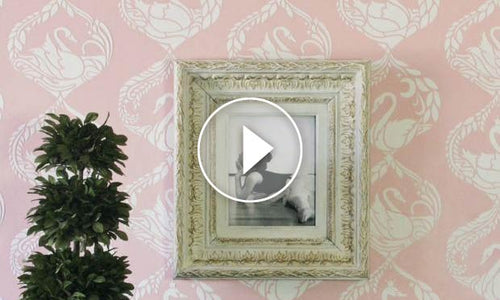 Stencil Embossing Video Tutorial with Joint Compound in 9 Easy Steps