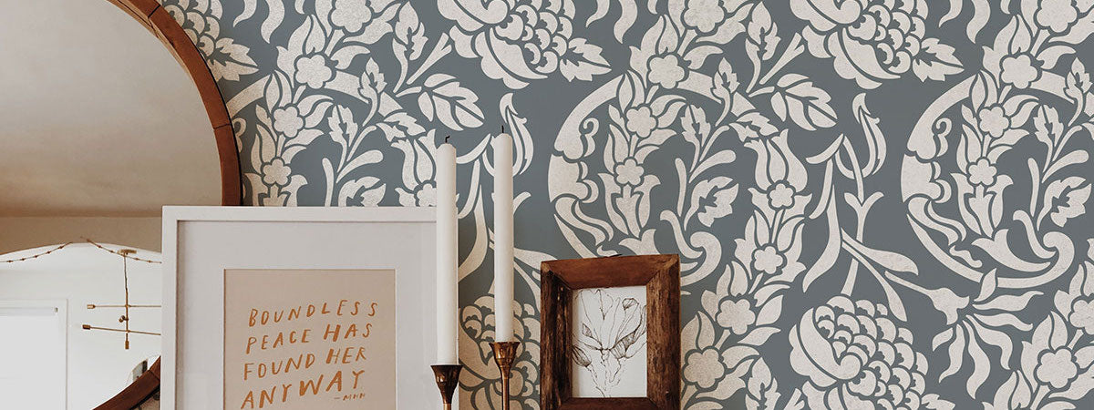 Extra Large Wall Stencils for Painting - Large Stencils - Wallpaper