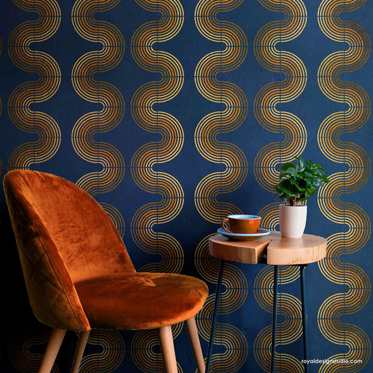 Modern Stencils, Geometric Wall Art, Tile Stencils for Painting Floors ...