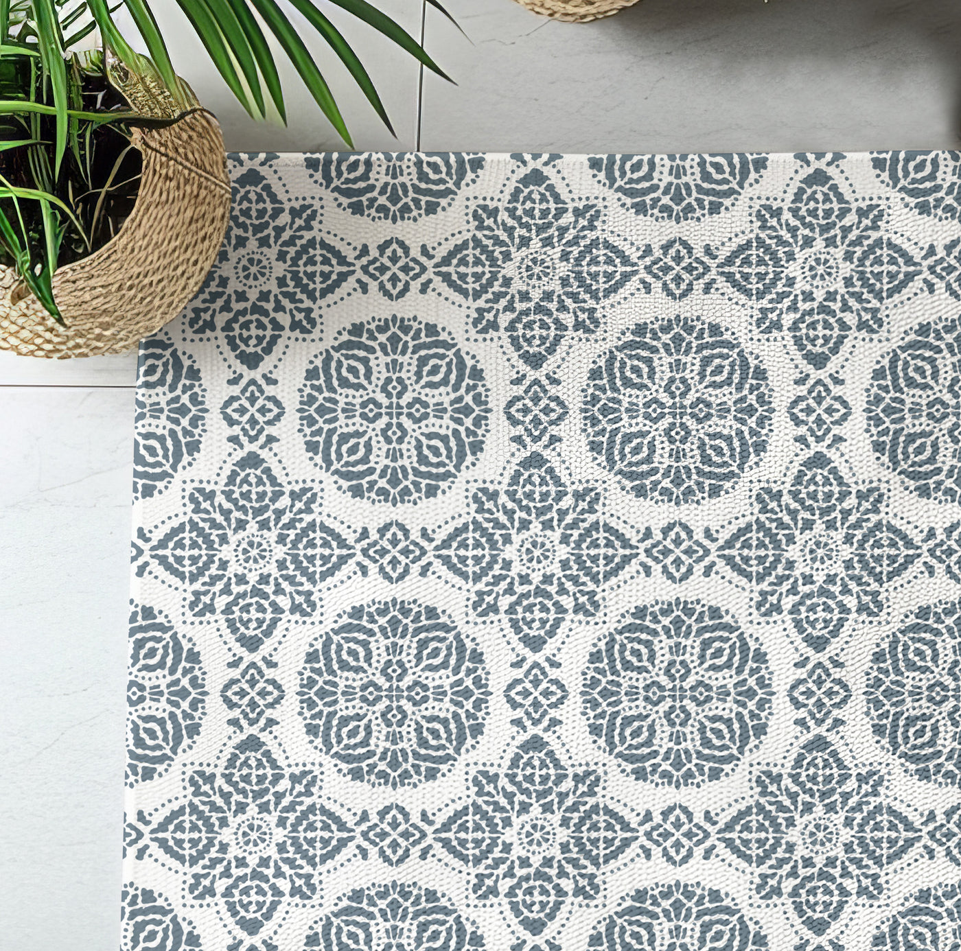 Large Tile Stencils for Painting Floor Tiles - Concrete Floor Stencils