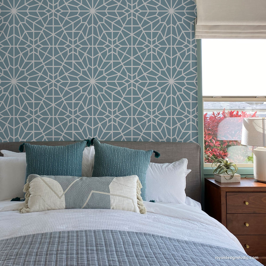 Large DIY Moroccan Stencils for Painting Walls and Floors