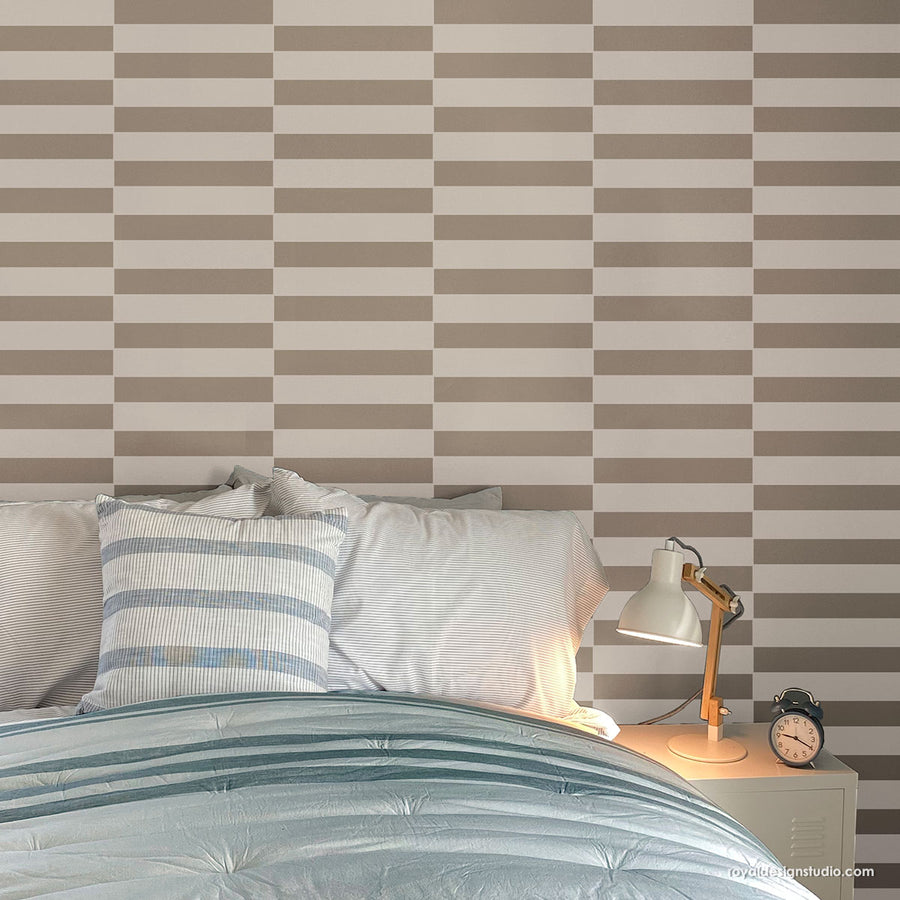 Large Stencils for Painting Modern Wall Decor - DIY Wallpaper