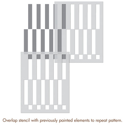 Large Stencils for Painting Modern Wall Decor - DIY Wallpaper