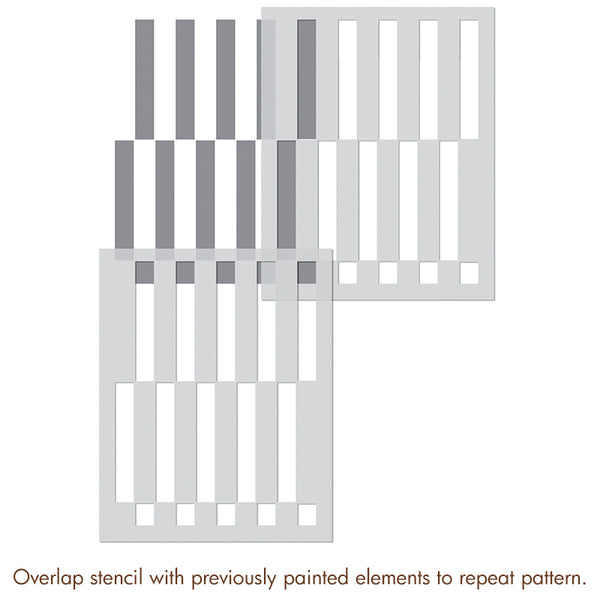 Large Stencils for Painting Modern Wall Decor - DIY Wallpaper