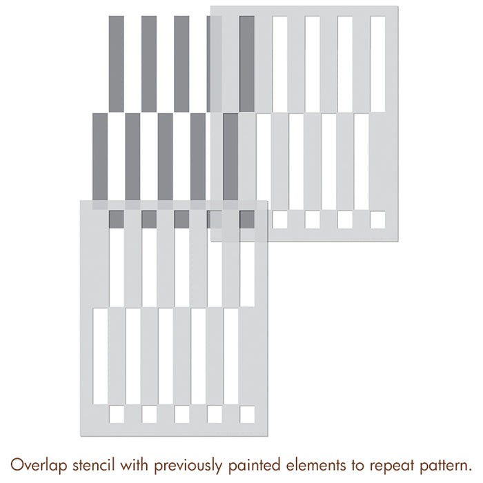 Large Stencils for Painting Modern Wall Decor - DIY Wallpaper