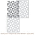 Modern Check Pattern Stencil-Large Wall Stencils for DIY Decor