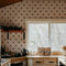 Large Stencils for Country Cottage Wall Decor - DIY Stenciled Wallpaper