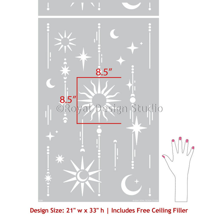 Modern Stencils, Geometric Wall Art, Tile Stencils for Painting Floors