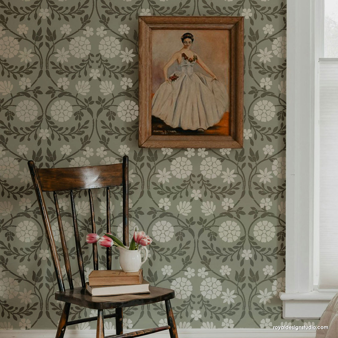 Extra Large Wall Stencils for Painting - Large Stencils - Wallpaper