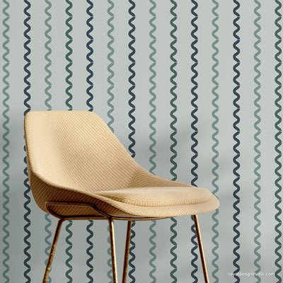 Rick Rack Strip Stencil for Walls-Fast and Easy Stenciling