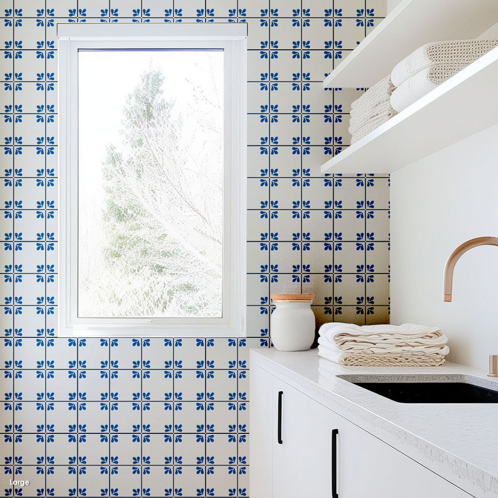 Easy to Stencil Tile Pattern - DIY Custom Tile Painting Stencils