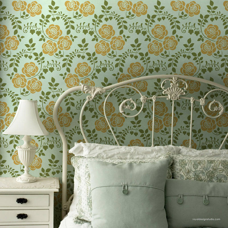 Extra Large Wall Stencils for Painting - Large Stencils - Wallpaper