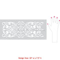 Border Stencils | Arabesque Border Stencil