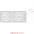 Border Stencils | Arabesque Border Stencil