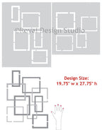 Hip To Be Square Stencil