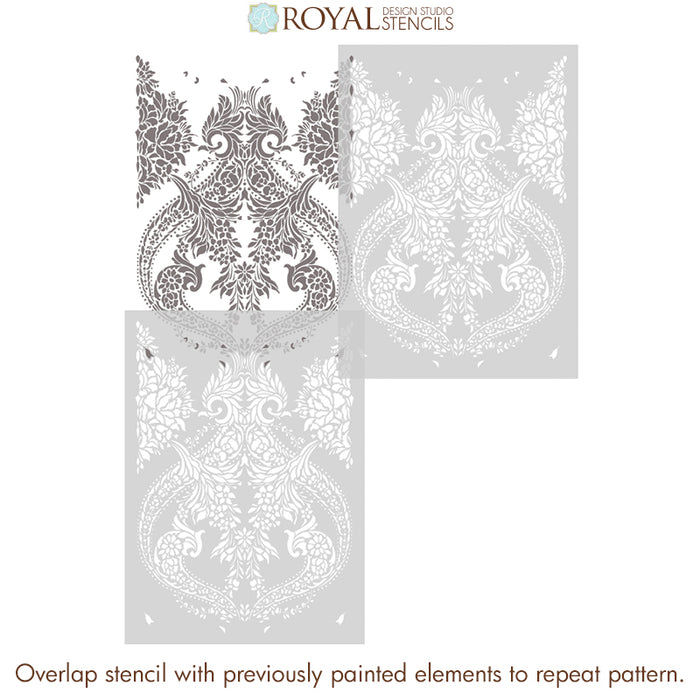 Victorian Wall Stencils | Stenciling Pattern for DIY Home Decor
