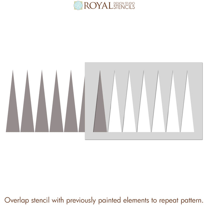 Modern Stencils, Geometric Wall Art, Tile Stencils for Painting Floors
