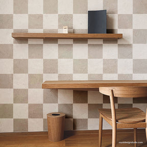 Checkered Square Tile Stencils - DIY Painting Nursery Stencil Designs