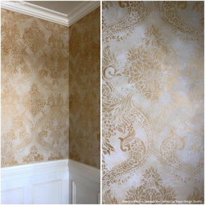 Victorian Wall Stencils | Stenciling Pattern for DIY Home Decor