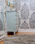 Persian Garden Damask Wall Stencil for Painting walls and Furniture