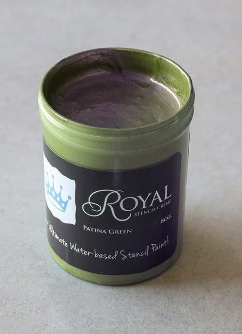 Stencil Paint | Stencil Creme Patina Green – Royal Design Studio Stencils