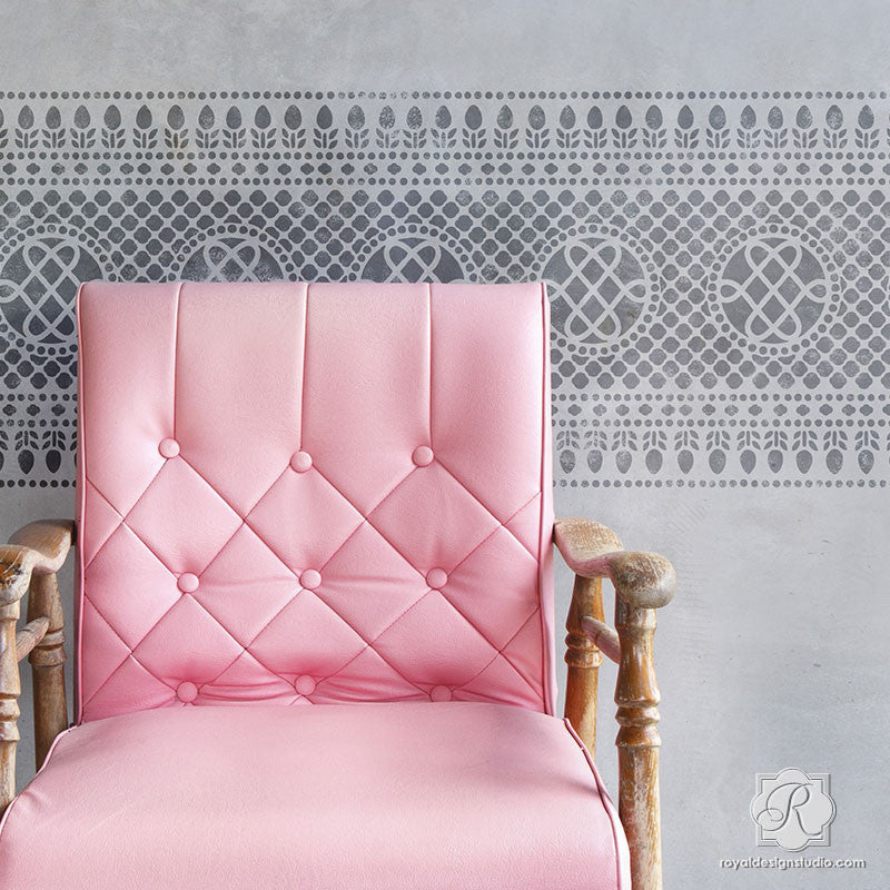 Border Stencils for Painting, Wall Border Stencils, Border Patterns – Page 2 – Royal Design ...
