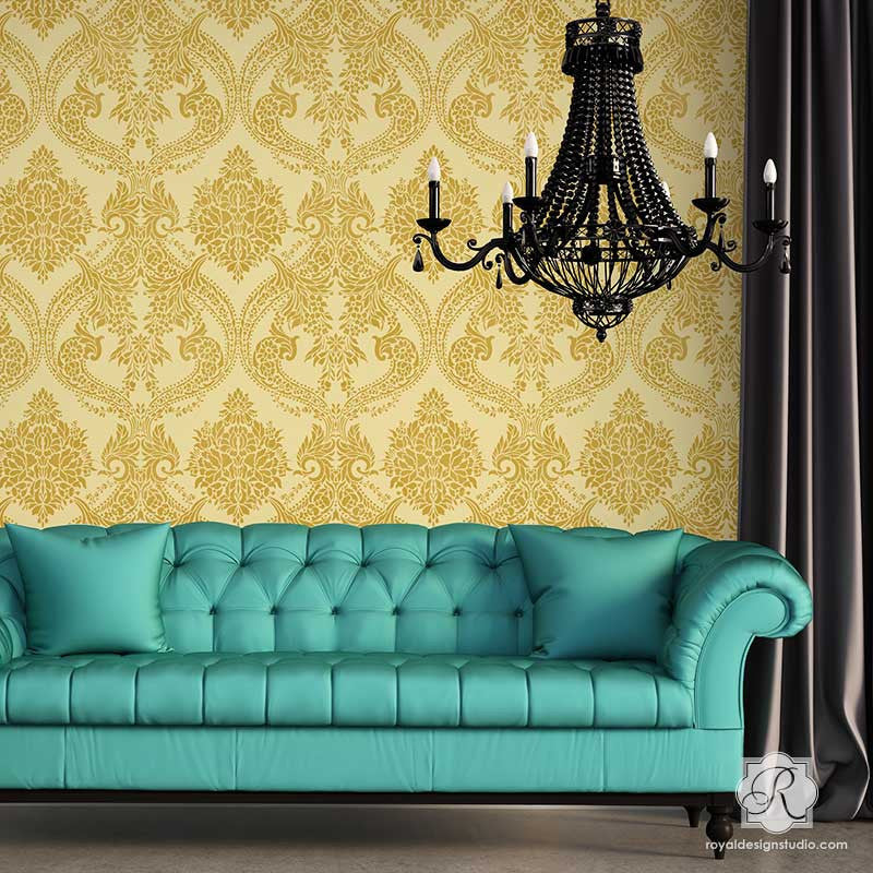 Victorian Wall Stencils | Stenciling Pattern for DIY Home Decor – Royal ...