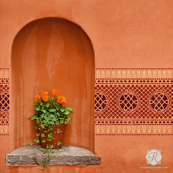 Border Stencils for Painting, Wall Border Stencils, Border Patterns