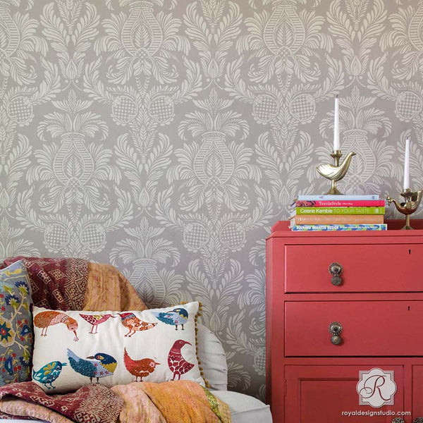 Wallpaper Victorian Stencils